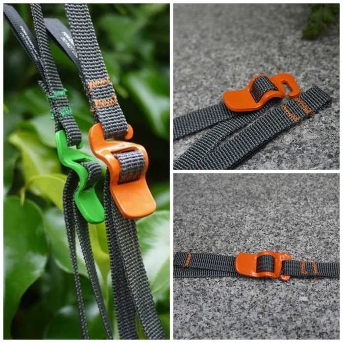 Tali strap webbing nylon + buckle besi pengikat barang motor sepeda ...
