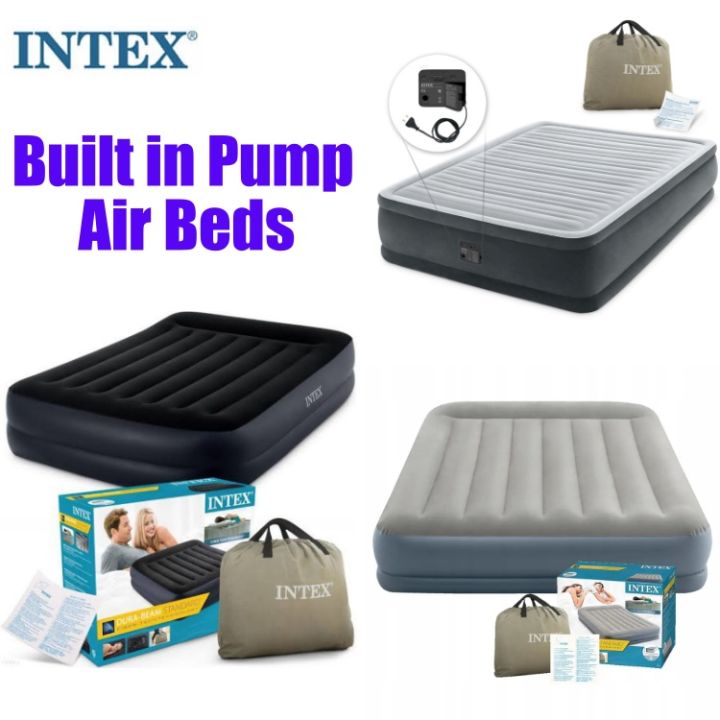 INTEX 4 Models - Fiber Tech Dura-Beam Plus with BUILT IN PUMP , 3 Sizes to choose from ...