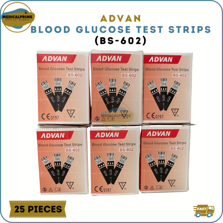 Advan Blood Glucose Test Strips (BS-602) | Lazada PH