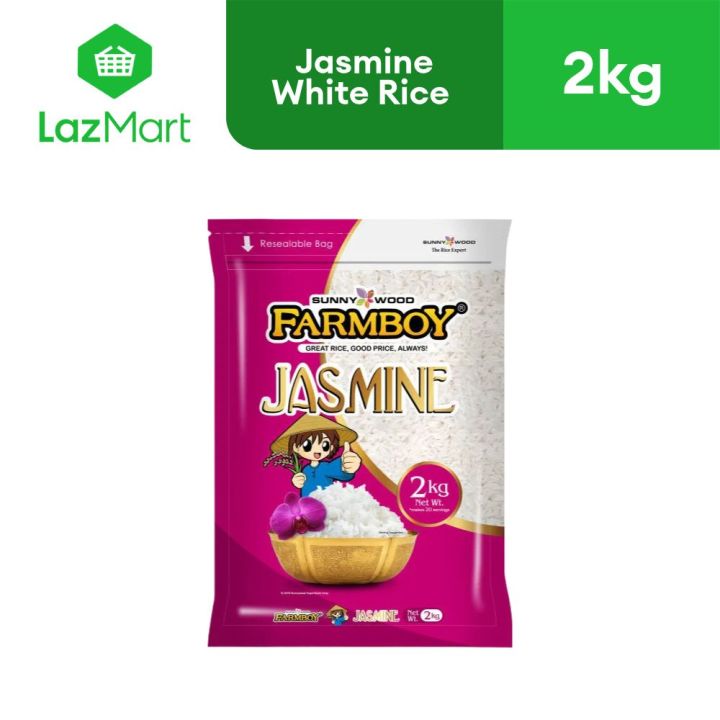 Farmboy Jasmine White Rice 2KG | Lazada PH