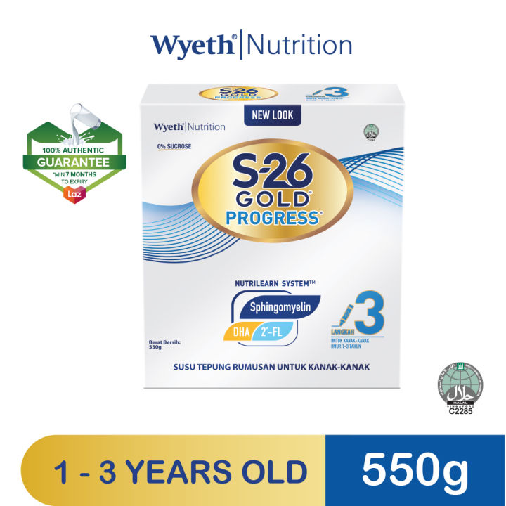 S-26 GOLD PROGRESS 550gm ( Step 3 ) | Lazada