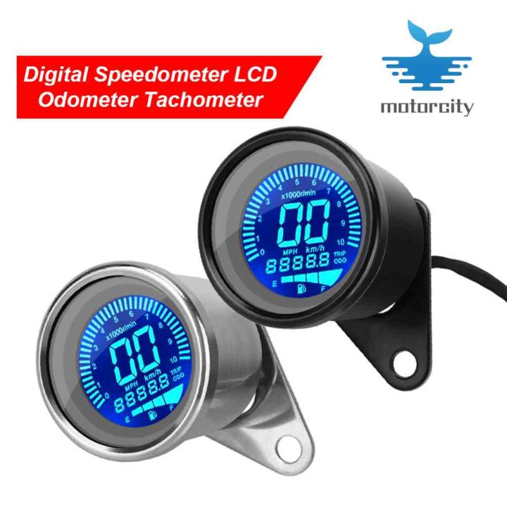 [Motorcity]Universal Motorcycle Digital Speedometer LED Display ...