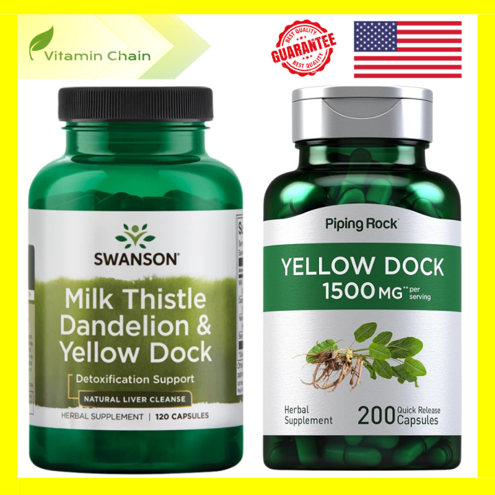 Swanson Milk Thistle, Dandelion & Yellow Dock (& Other Brands) | Lazada PH