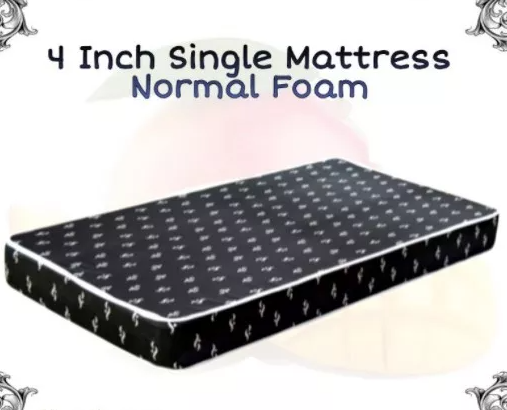 4 Inches Foam Single Mattress / Tilam Bujang 4 Inci / Tilam Single | Lazada