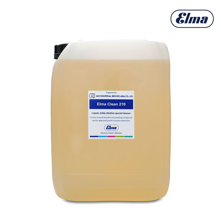 Elma Clean 210 (EC210) เอลม่า น้ำยาเข้มข้น ใช้กับเครื่องอัลตร้าโซนิก ...