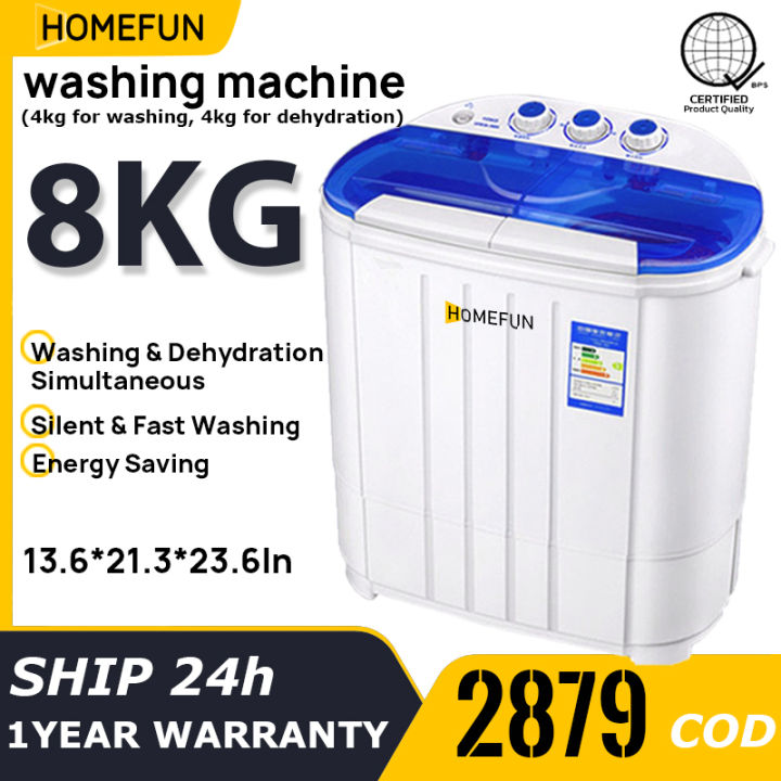HOMEFEN Double barrel Washing Machine Laundry on the left and ...