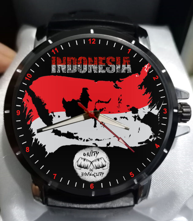 Jam Tangan Custom INDONESIA Unity In Diversity | Lazada Indonesia