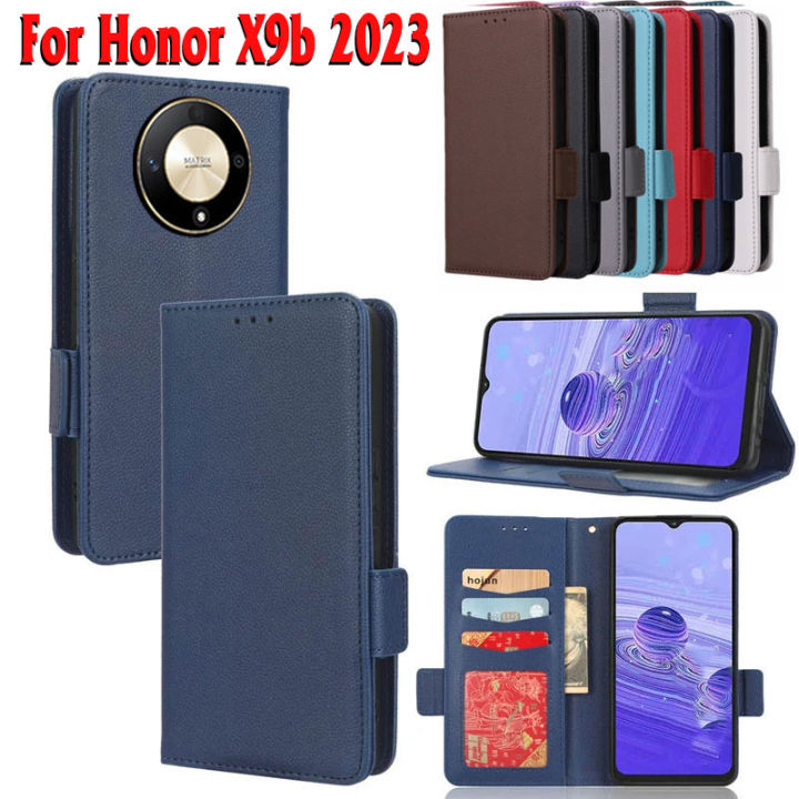 Bằng Da Nắp Gập Ốp điện Thoại Cho Honor X9c X7c 200 Thông Minh 200 Pro