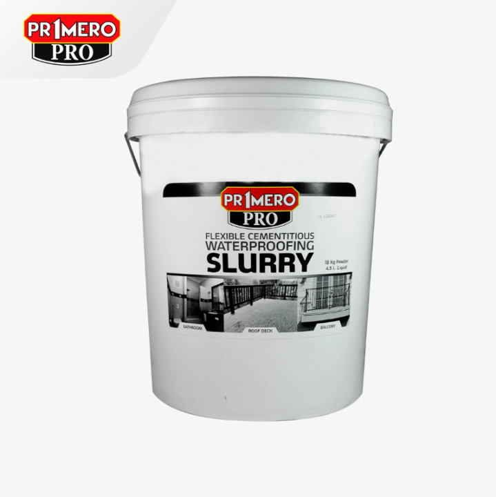 Primero Pro Flexible Cementitious Waterproofing Slurry | 22.5KG | Lazada PH