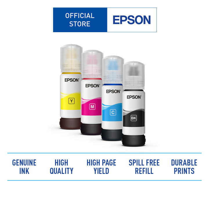 Epson 003 Original Refill Ink Bottle Dye Cartridge with Ultra High ...