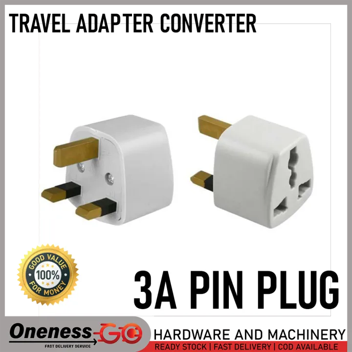 Power Plug Travel Adapter Converter For Malaysia | Lazada