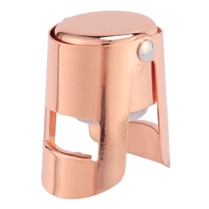 Champagne Bottle Stopper Rose Gold Stainless Steel Champagne Sealer ...