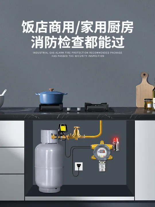 Gas Alarm Combustible Gas Detection Device for Restaurant Explosion ...
