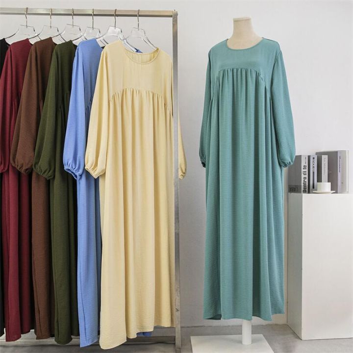 Muslim Women Dress Long Sleeve Maxi Dresses Robe | Lazada Muslim Women Dress Long Sleeve Maxi Dresses Robe | Lazada