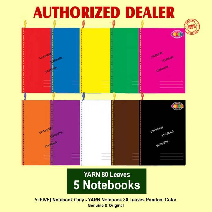 YARN Notebook Notebooks 80 leaves YARN Color Coding Note Book Note ...