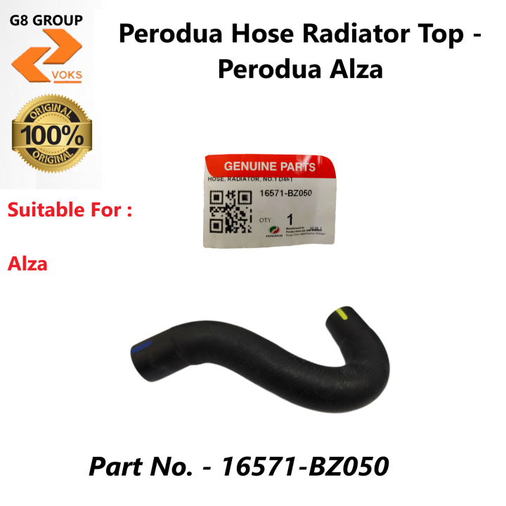 Perodua Hose Radiator Top - Perodua Alza ( 16571-BZ050 ) | Lazada