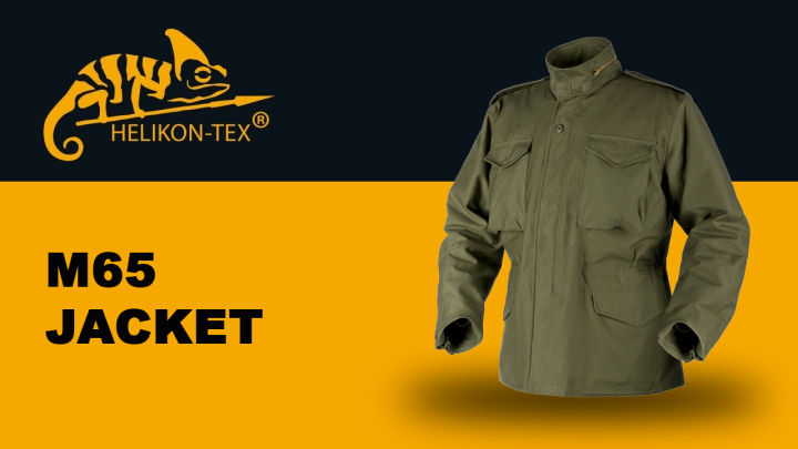 เสื้อกันหนาว แจ็คเก็ตฟิวล์ พร้อมไลเนอร์ M65 JACKET - NYCO SATEEN แบรนด์ Helikon-Tex | Lazada.co.th