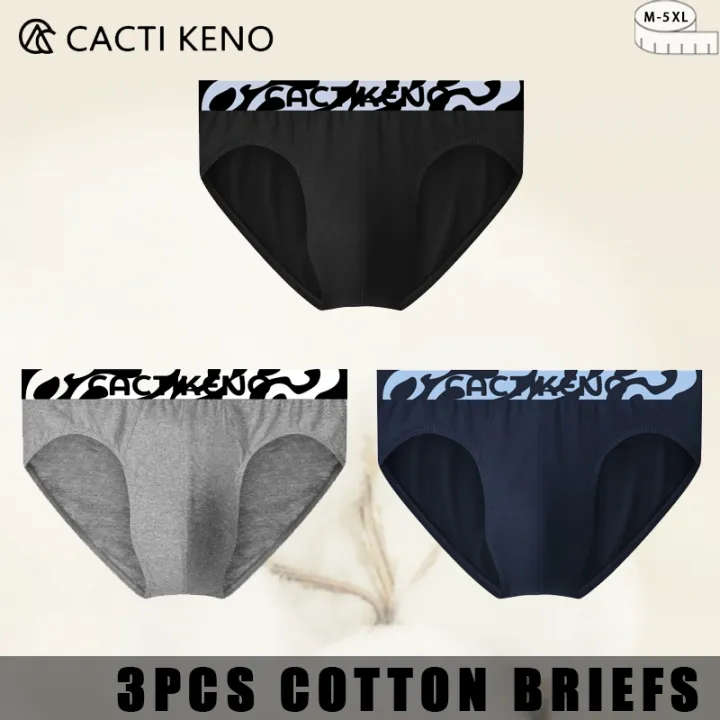 Cacti Keno 3pcs Cotton briefs for men Korean underwear High Quality ...