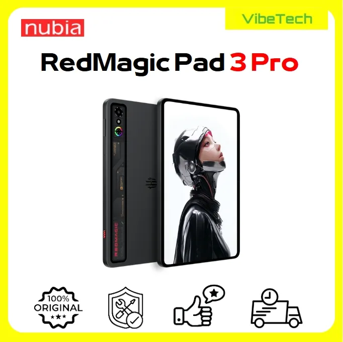 ZTE RedMagic Pad 3 Pro Snapdragon 8 Elite | OLED 165Hz Gaming Display ...