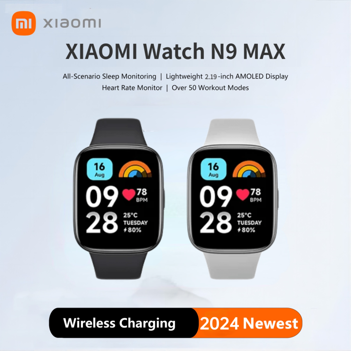 Xiaomi Smart watch N9 2023 Newest 2.19" AMOLED Touch Screen Bluetooth ...