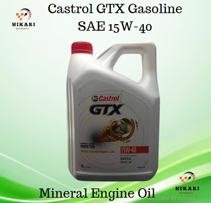 Castrol GTX SAE 15W-40 Gasoline Engine Oil comes with New Packaging 4 ...