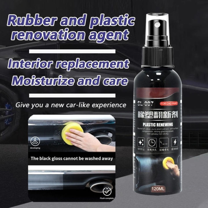 Car Plastic Restorer Back To Black Trim Rubber Restorer Interior ...
