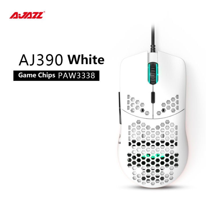 Ajazz AJ390 New Gaming Wired Mouse Ultra-lightweight Honeycomb Design ...