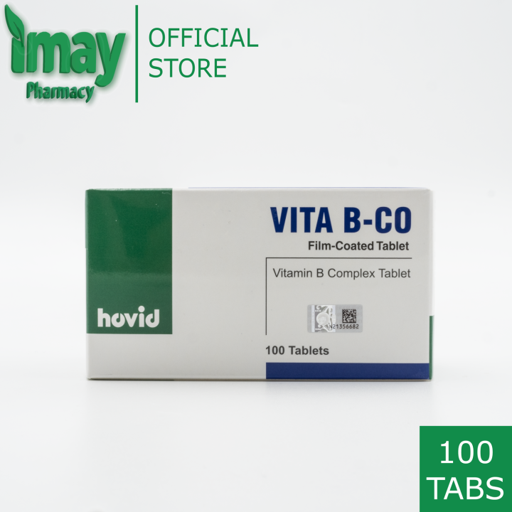 Hovid Vita B-Co Vitamin B Complex Tablets - 100 Tablets | Lazada