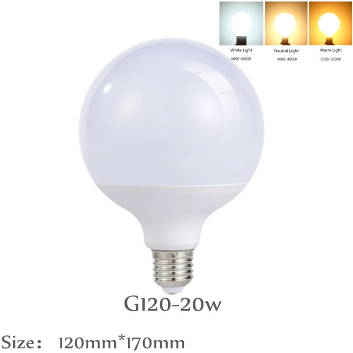 OU BANG 2022 New's G70 G80 G95 G120 G150 Milky Bulb E27 LED Light Bulb ...