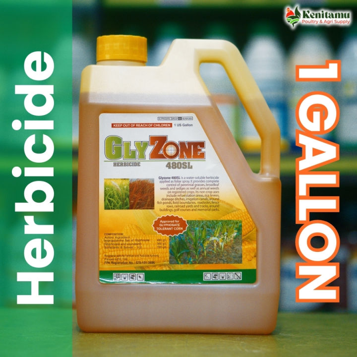 GLYZONE 480SL 1 Gallon Grass Killer Herbicide - Professional Weed ...