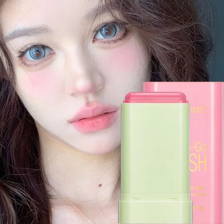 3-in-1 Waterproof Facial Cheek Blush Cream Moisturizing Natural Cheek ...