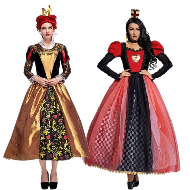 👚 Exquisite themed clothing Disney Alice in Wonderland cos Queen of ...