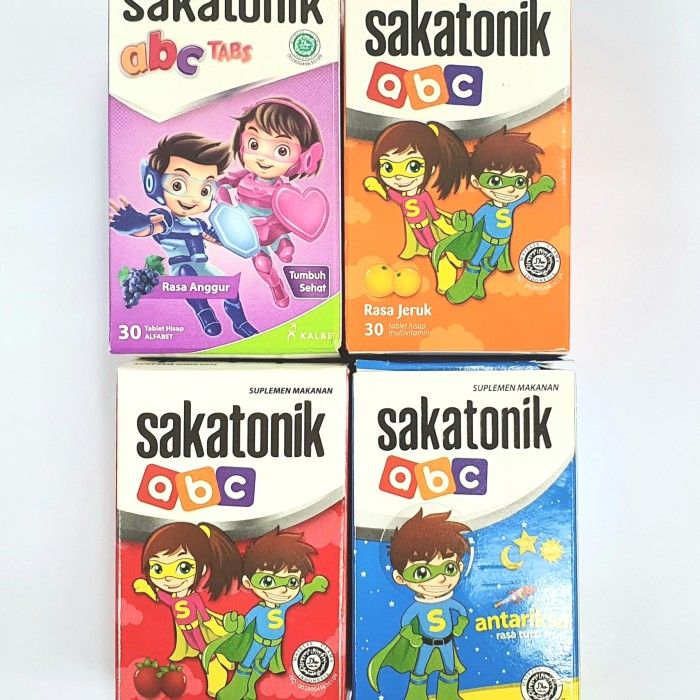 SAKATONIK ABC TABLET/MULTIVITAMIN ANAK | Lazada Indonesia