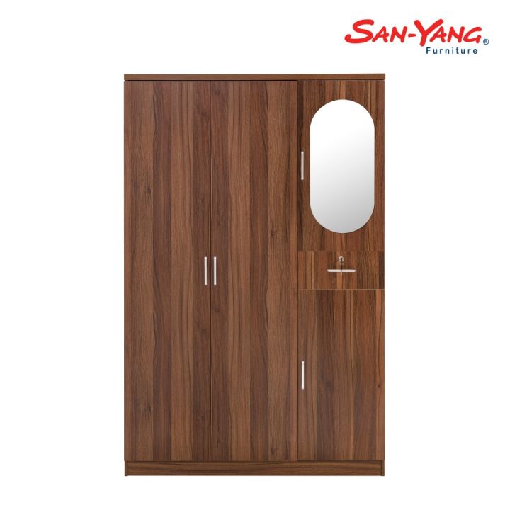 San-Yang Wardrobe Cabinet 111109 Walnut | Lazada PH