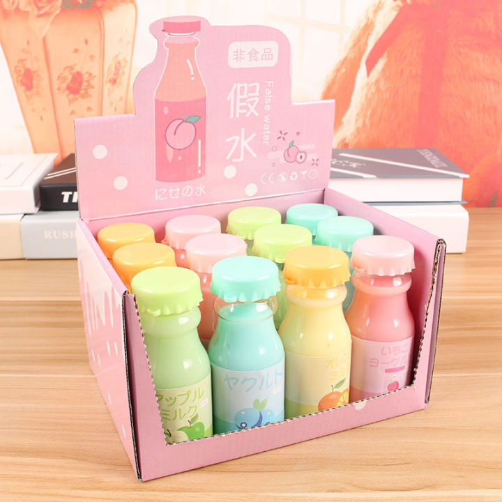 Soda bottle, milk tea color, water, prank toy, snot sand skin glue ...