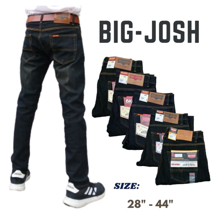BIG-JOSH กางเกงยีนส์ขายาว มีทั้งทรงกระบอกและทรงขาเดฟ:เดฟ No.668,40 เดพ ...