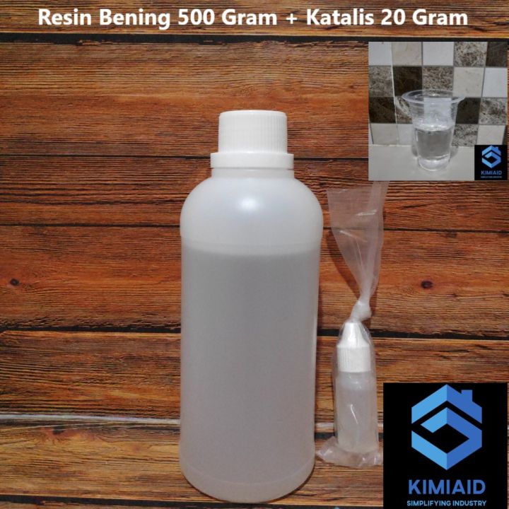 Resin Bening 500Gr + Katalis 20 Gram - Resin Bening - Resin Polyester ...