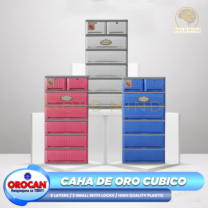 Orocan Caha de Oro Cubico 6 LAYERS Drawers with Lock and Keys | Lazada PH