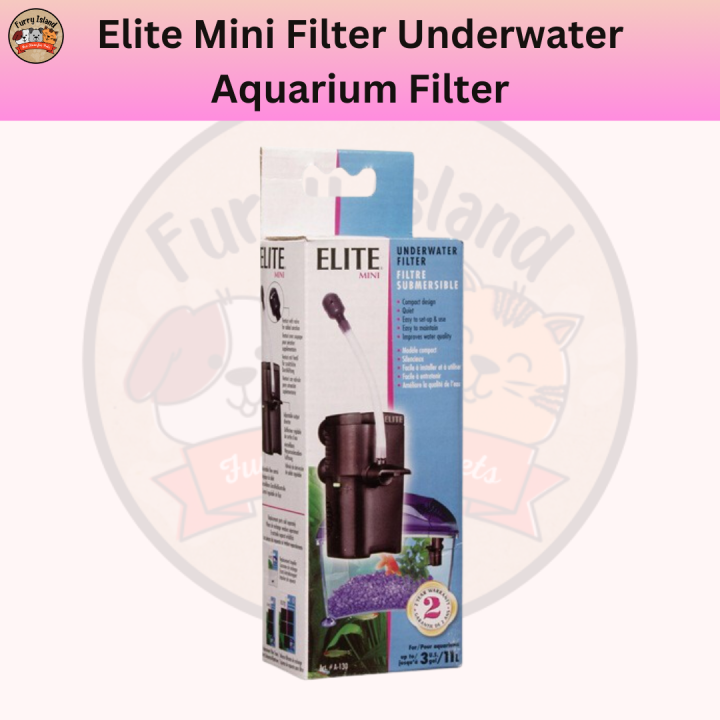 Elite Mini Filter Underwater Aquarium Filter Small Aquarium tank filter ...