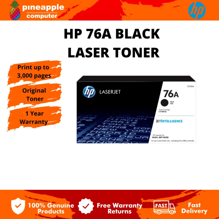 HP 76A Black Original LaserJet Toner Cartridge CF276A | Lazada
