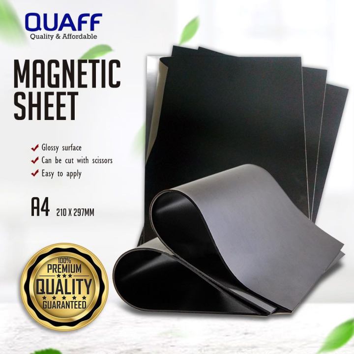 A4 size Magnetic Sheet With Adhesive // Without Adhesive (10 sheets pck) | Lazada PH