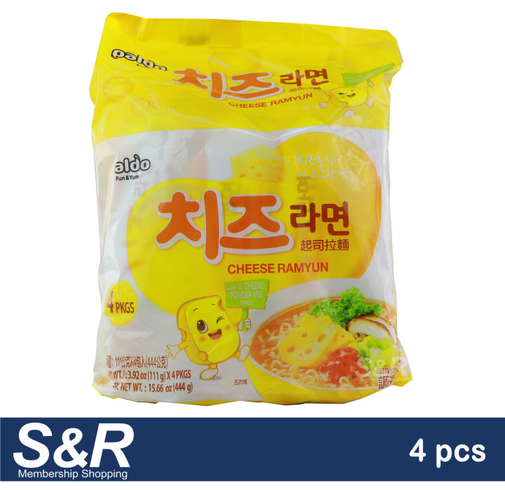 Paldo Cheese Ramyun Instant Noodle (111g x 4pcs) | Lazada PH
