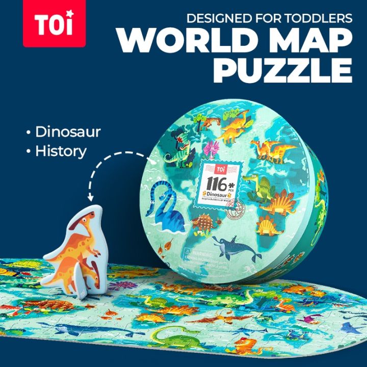 TOI World Puzzle History Dinosaur Educational Puzzle Brain Teasers ...