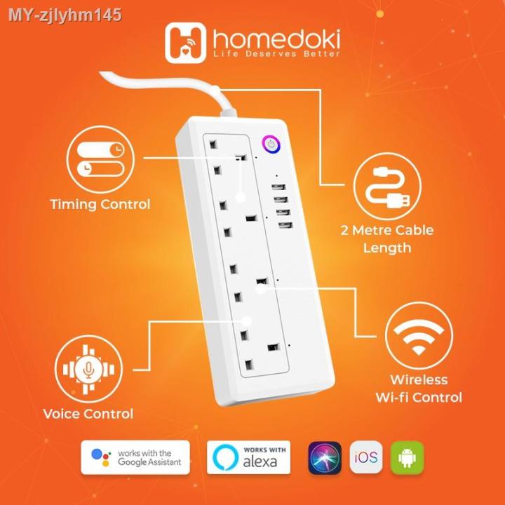 Smart Power Strip Wifi For IoT Home Automation Stop Kontak Tuya | Lazada