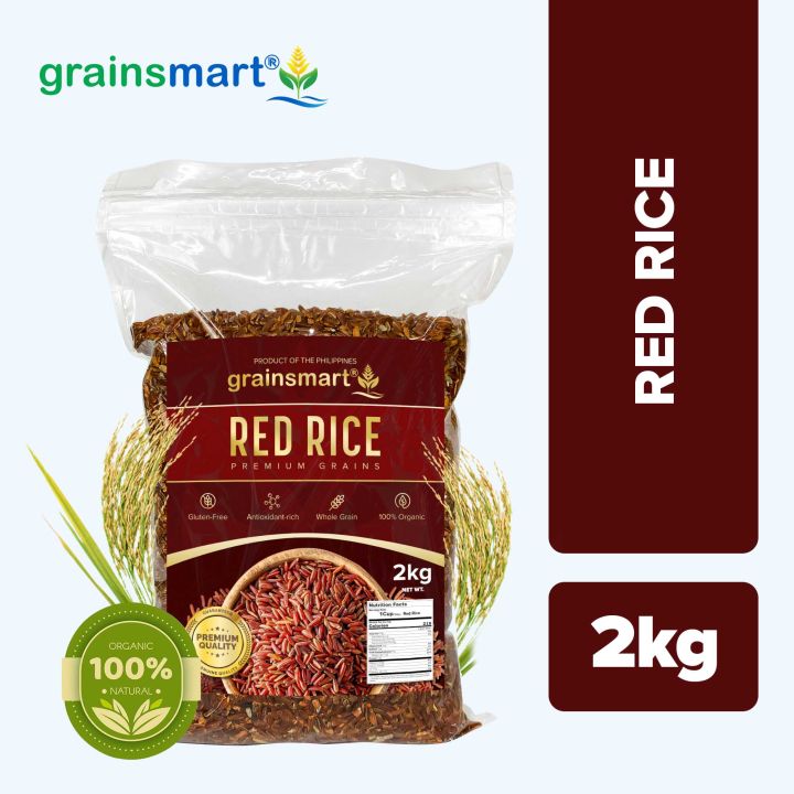 Grainsmart Rice Premium Grains Red Rice 2KG | Lazada PH