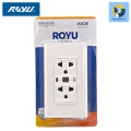 Royu Duplex GFCI Universal Outlet Set Wide Series WD933 Ground-Fault ...