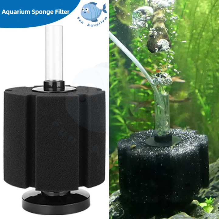 Aquarium Bio Sponge Filter Aquarium Fish Tank Air Pump Skimmer ...