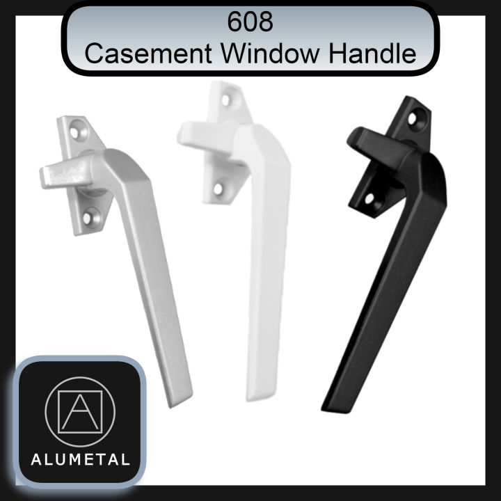 [LEFT/RIGHT] 608 Casement Window Handle / Pemengang Tingkap [WHITE ...