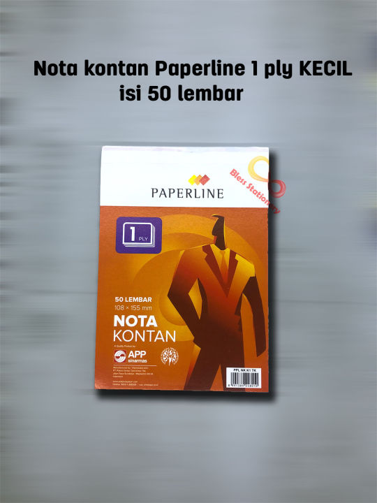 Buku nota Paperline 1 ply KECIL Buku nota kontan 1 rangkap buku nota ...