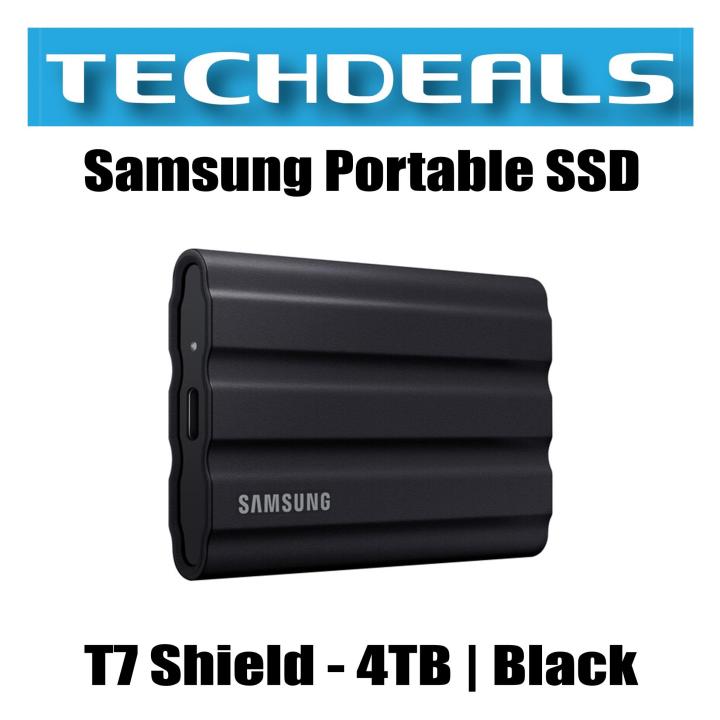 Samsung Portable SSD T7 Shield - 4TB | Black | Lazada Singapore